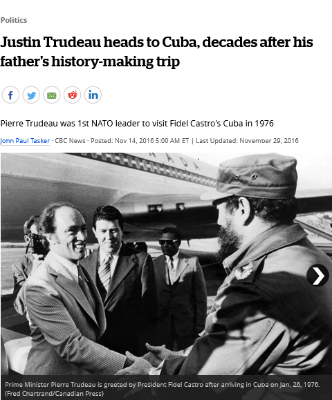 Fact Check: Is Fidel Castro the father of Justin Trudeau? - DFRAC_ORG
