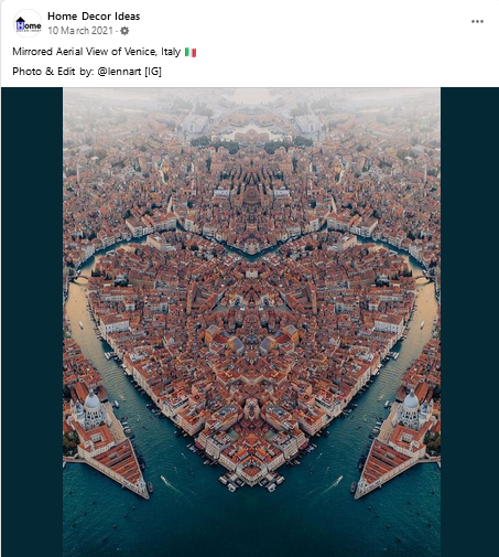 Fact Check: Fake picture of Venice city being in the shape of a heart ...