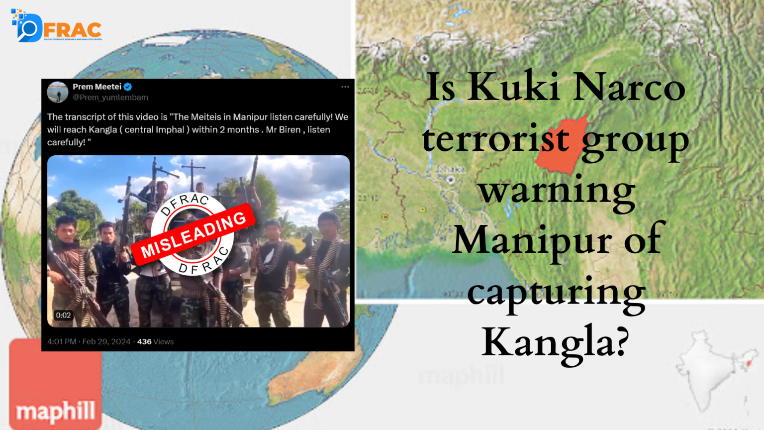 Is Kuki Narco terrorist group warning Manipur of capturing Kangla?