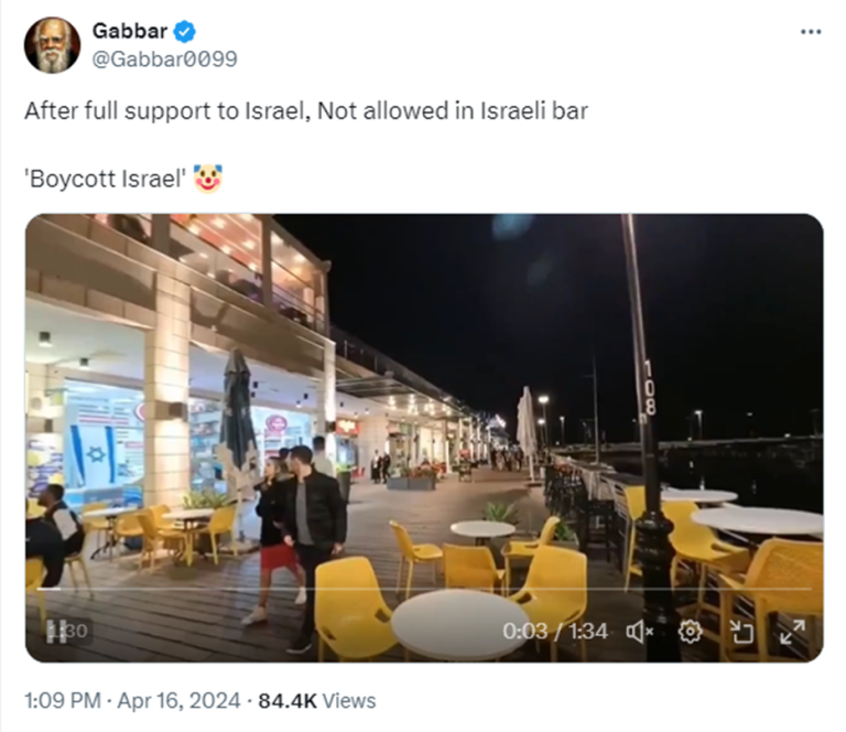 Fact-Check: Indian Vlogger did not get entry into Israeli bars due to ...