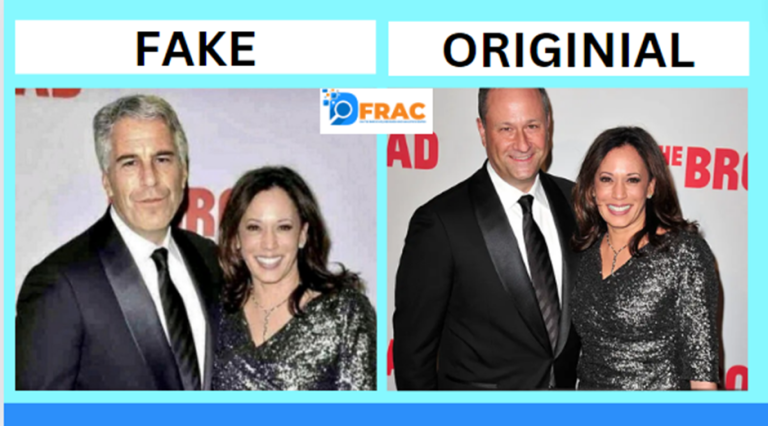 Examining the viral image of Kamala Harris and Jeffrey Epstein. Read ...